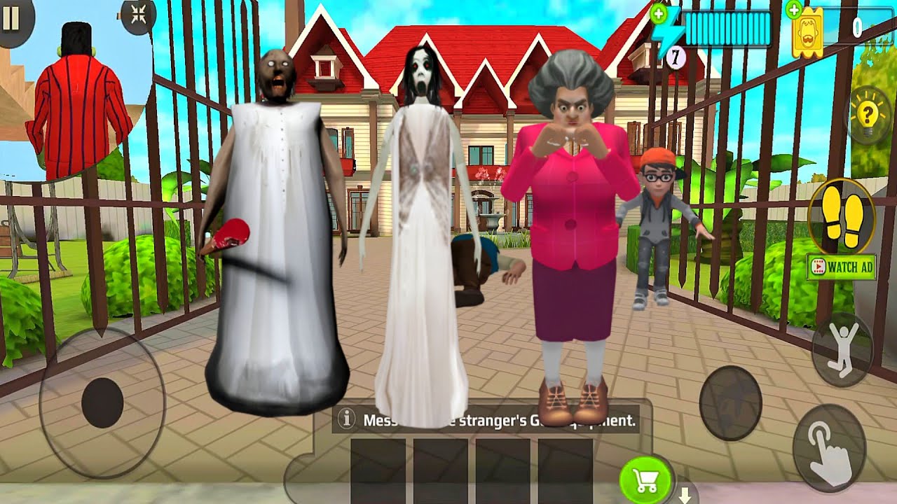 Scary Stranger 3D - Gameplay Walkthrough GRUMPY'S ADVENTURE All Levels ...