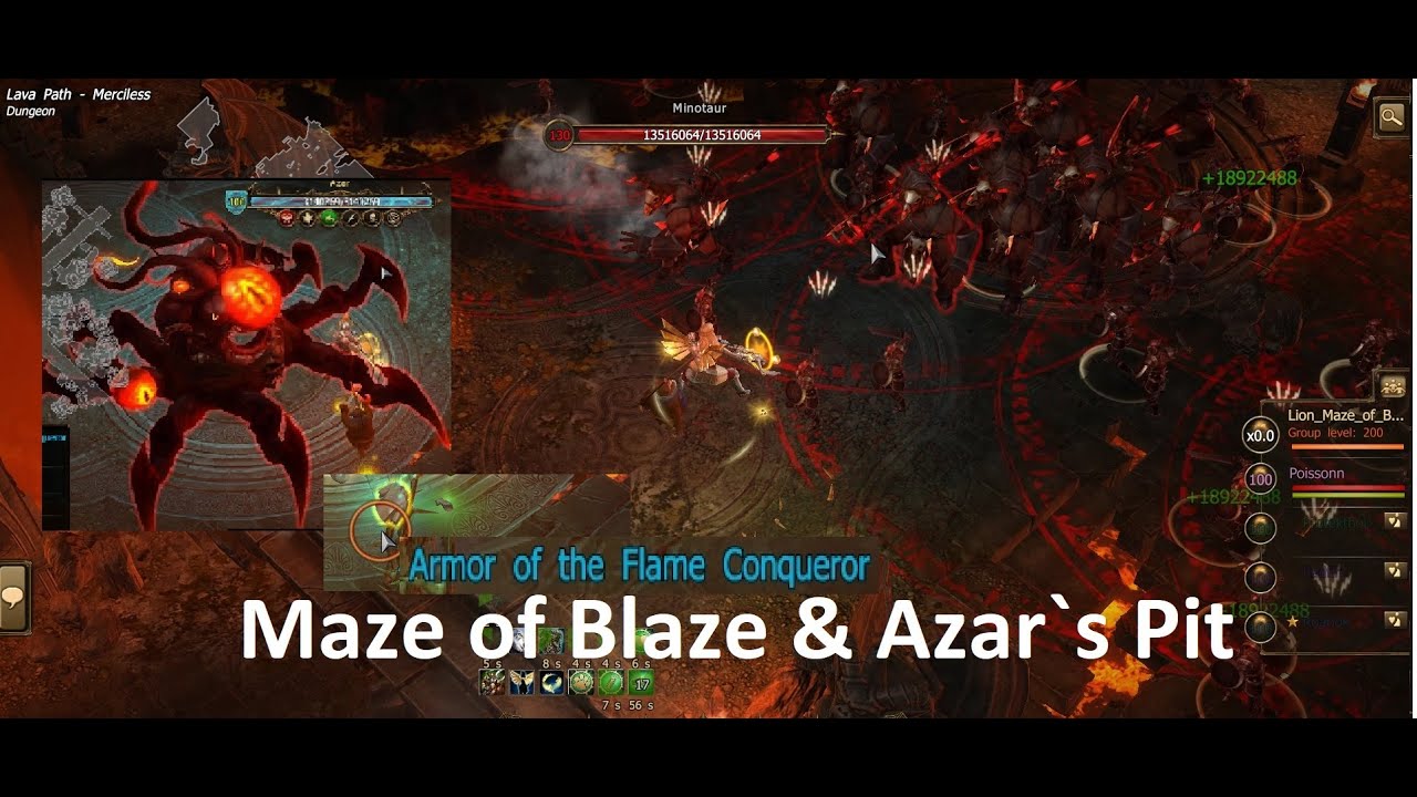 Drakensang Online-The New Map and Boss Maze of Blaze and Azars Pit Runs ...