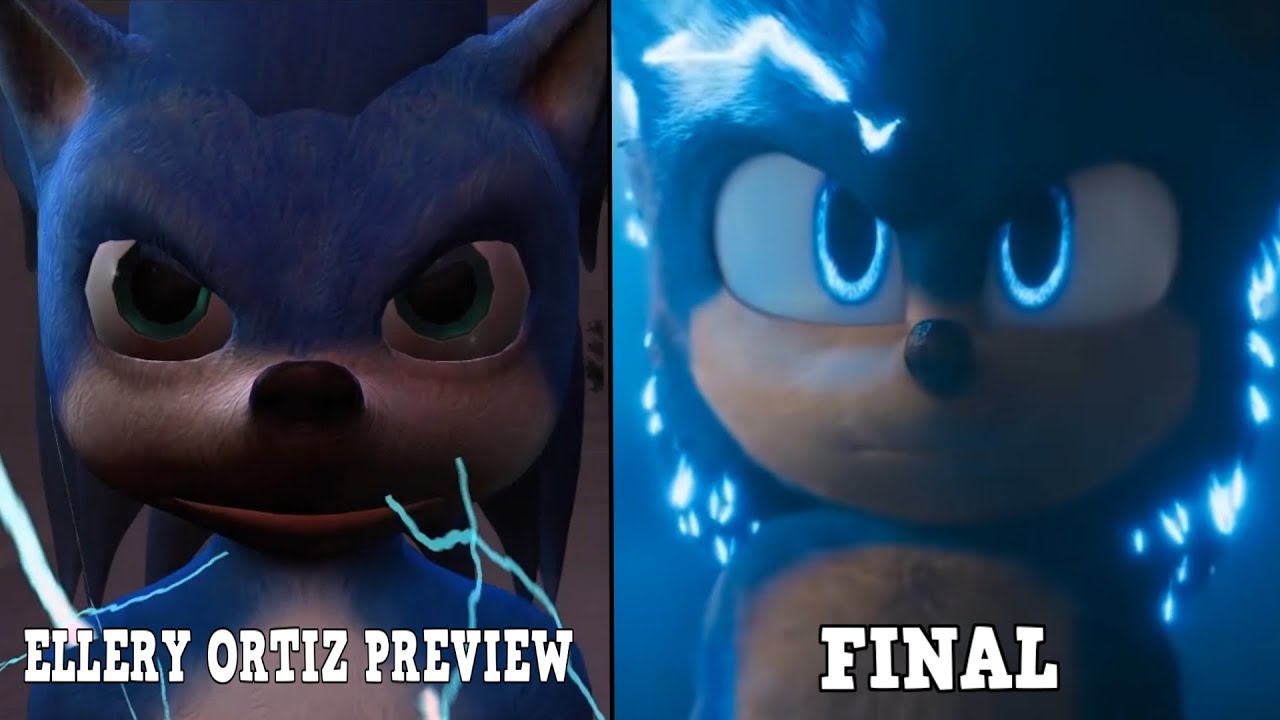 PREVIEW / FINAL SONIC MOVIE COMPARISON - YouTube