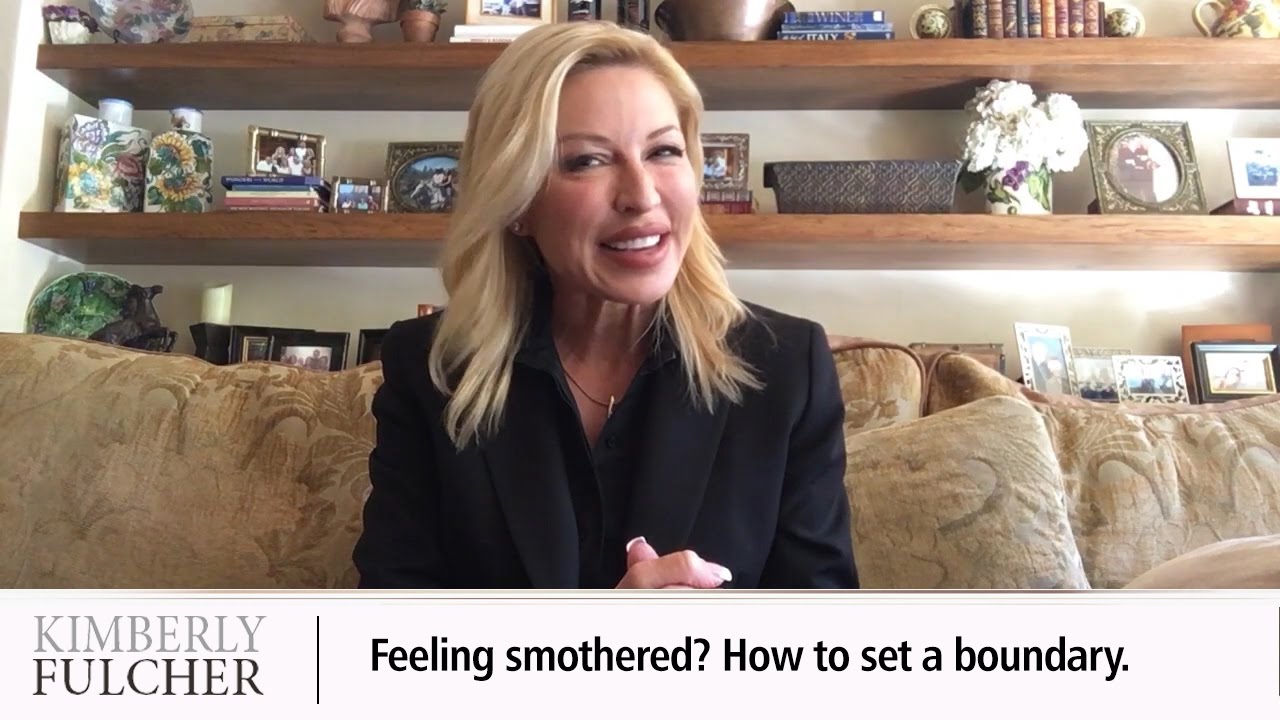 Feeling smothered? How to set a boundary with Kim Fulcher - YouTube