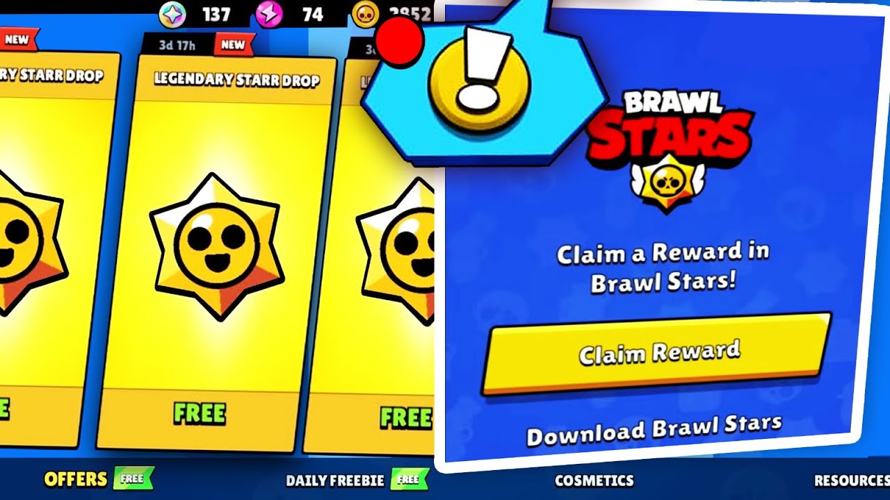 GIFT 🎁 LEGENDARY STARR DROP FOR EVERYBODY IN BRAWL STARS! - YouTube