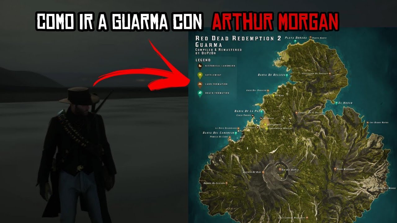 Como ir a Guarma con Arthur Morgan en Red Dead Redemption 2 2022 - YouTube