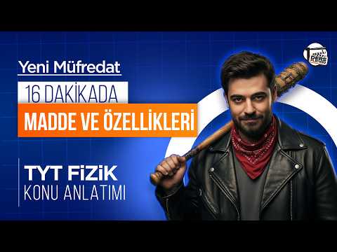 16 Dakikada Madde ve Özellikleri Full Tekrar! 🚀 | TYT Fizik Tekrar Kampı