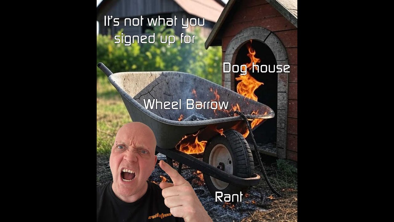 Wheel Barrow Repair, Dog Kennel & a Mercedes Dealer Rant - YouTube