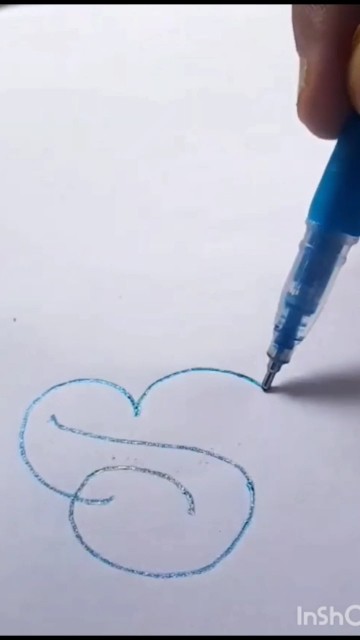 calligraphy " bubble " - YouTube