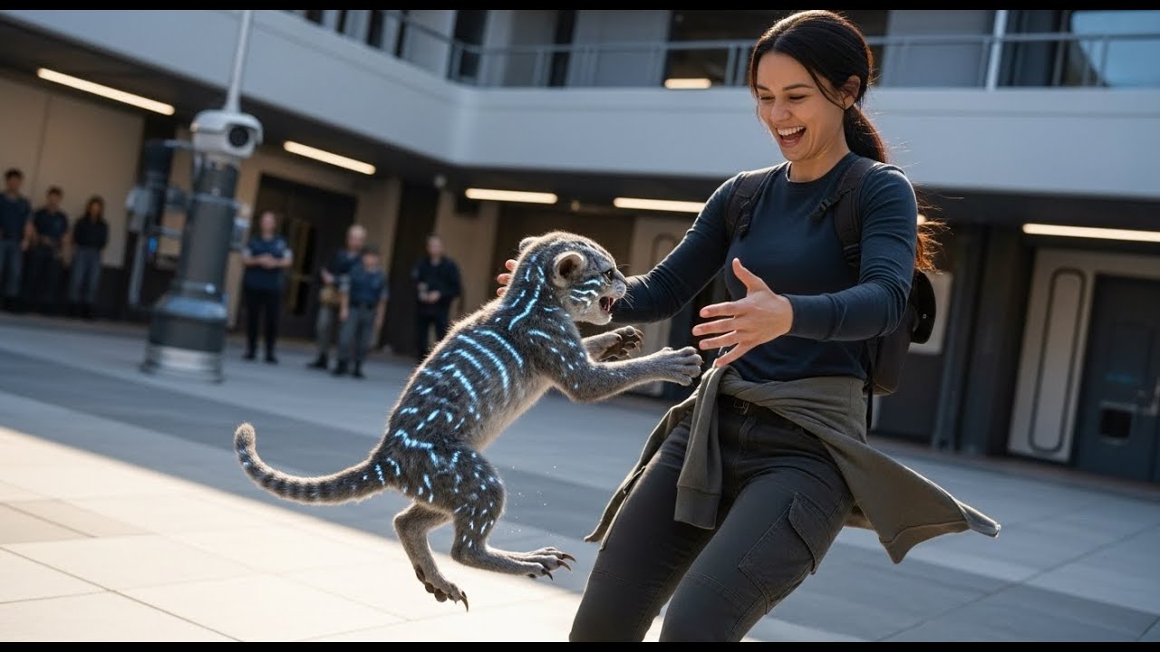 The Predator Cub Leaped at the Human’s Legs — She Caught It Mid-Air and ...