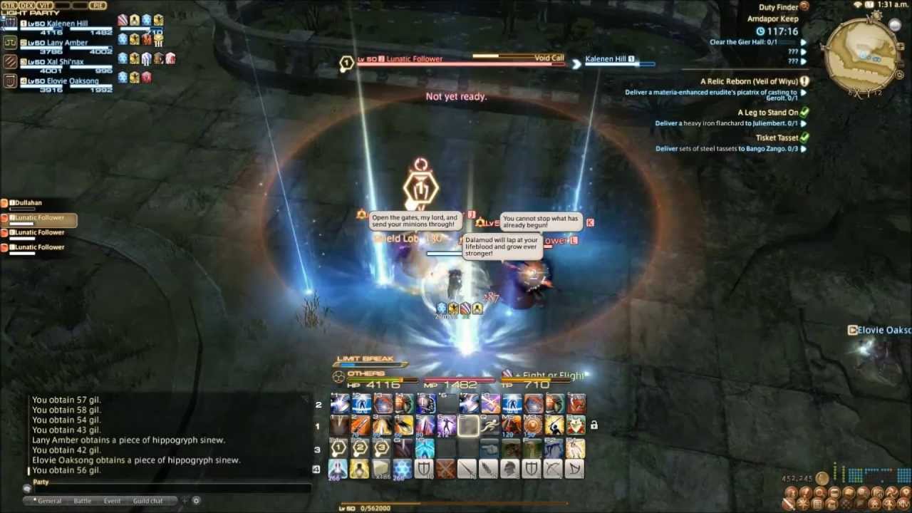 FF14 Ampador Keep, After patch! 22 Min speed run [PLD POV] - YouTube