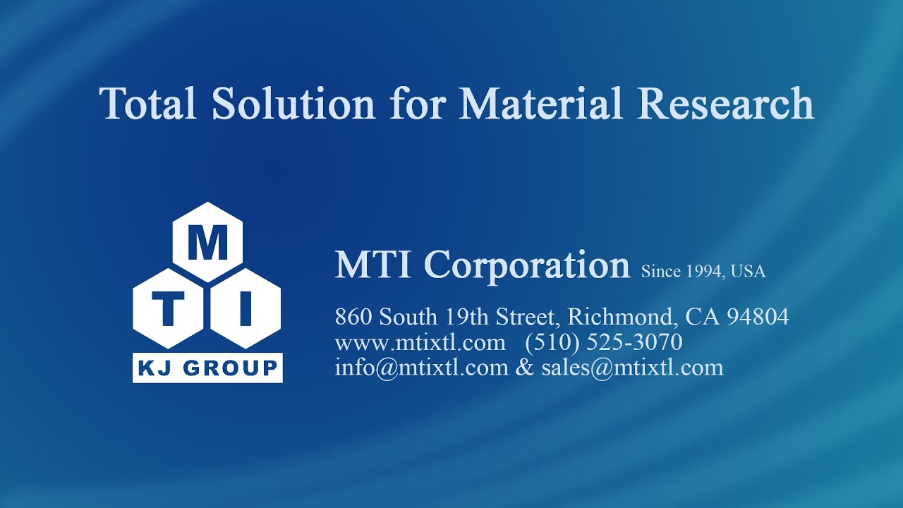MTI Corporation Introduction Video - YouTube