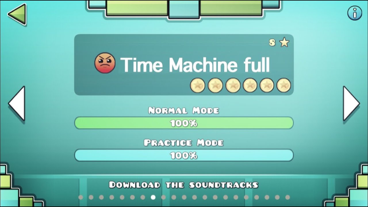 Geometry dash ☆6 “Time Machine full” ーMILLION765ー - YouTube