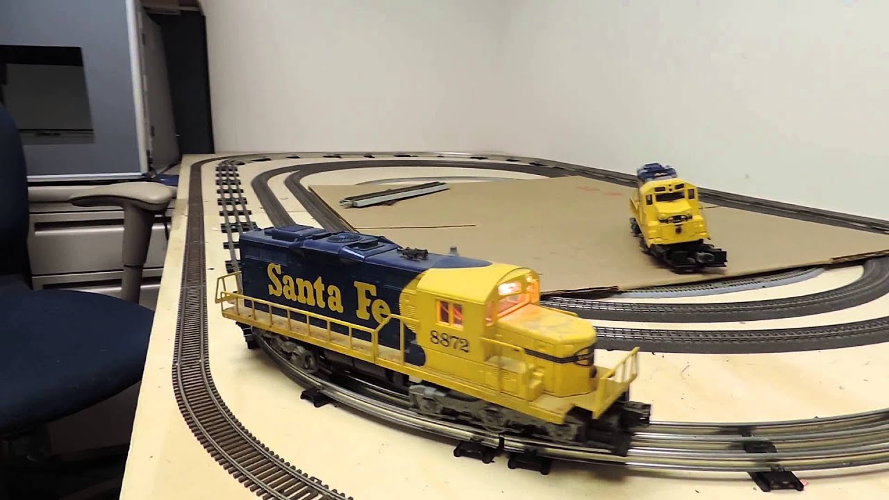O Gauge Lionel SD-18 Santa Fe Railroad Diesel Locomotive #8872 - YouTube