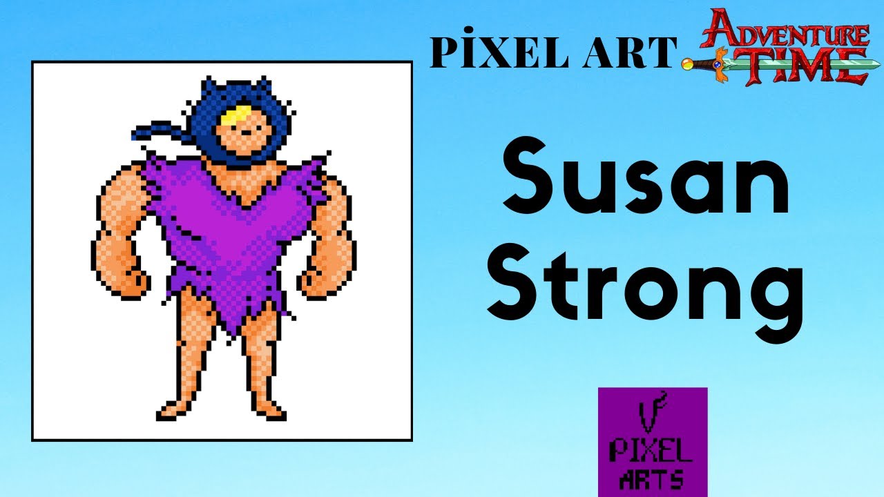 Adventure Time Susan Strong Pixel Art - YouTube