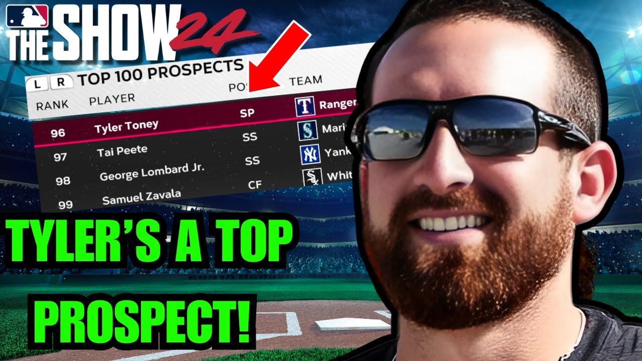 TYLER TONEY IS A TOP 100 PROSPECT! - YouTube