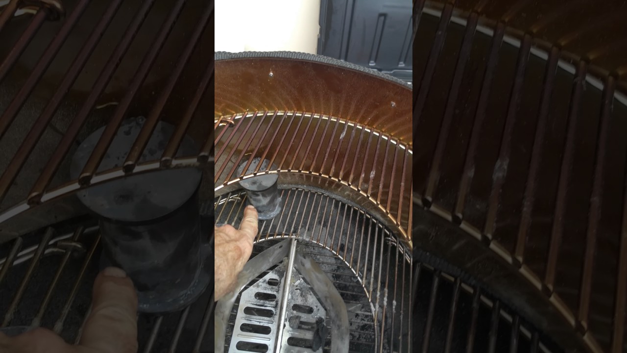 Weber kettle modification stainless extension ring - YouTube