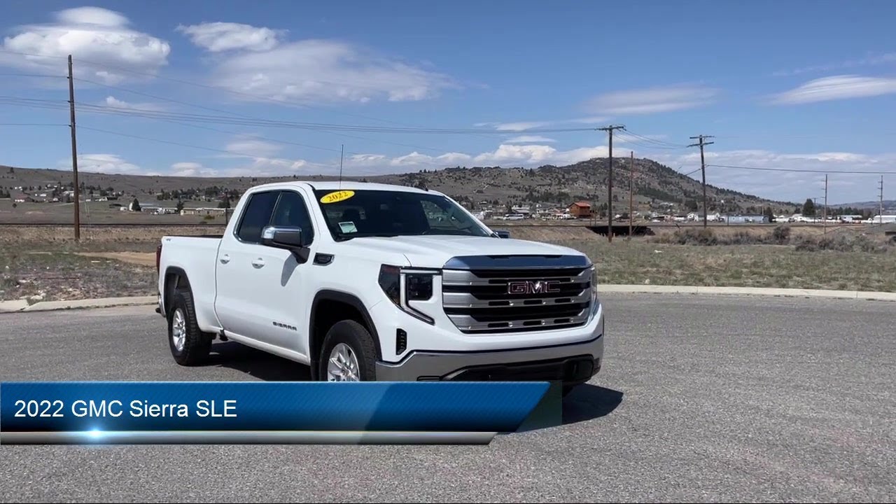 2022 GMC Sierra SLE Butte Anaconda Helena Bozeman Dillon Missoula - YouTube