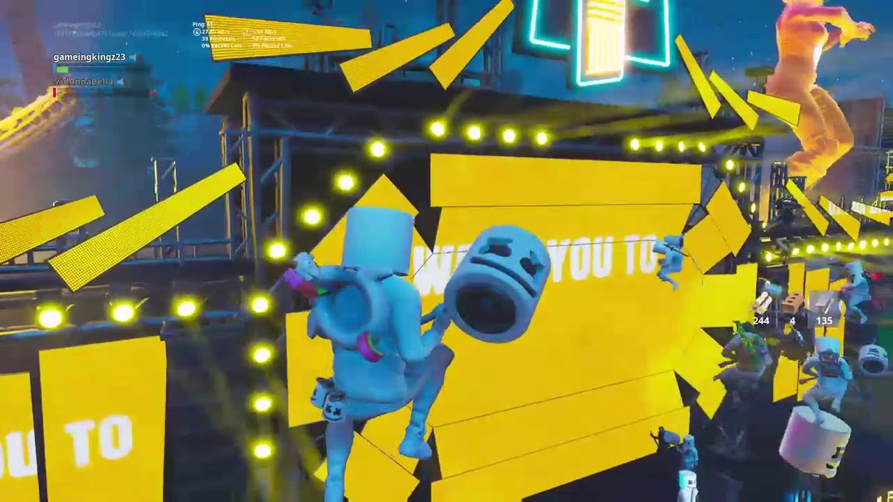 2019 Fortnite marshmallow event - YouTube