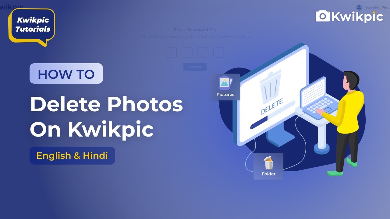 Learn How to Delete Photos on Kwikpic | Kwikpic Tutorials | Photo Sharing Made Easy! - YouTube