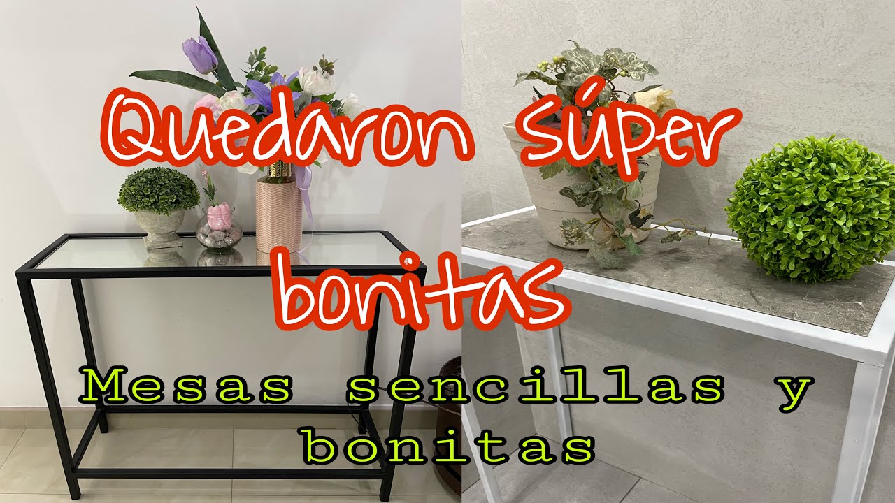 Como hacer mesas súper hermosas, ven y mira como - YouTube