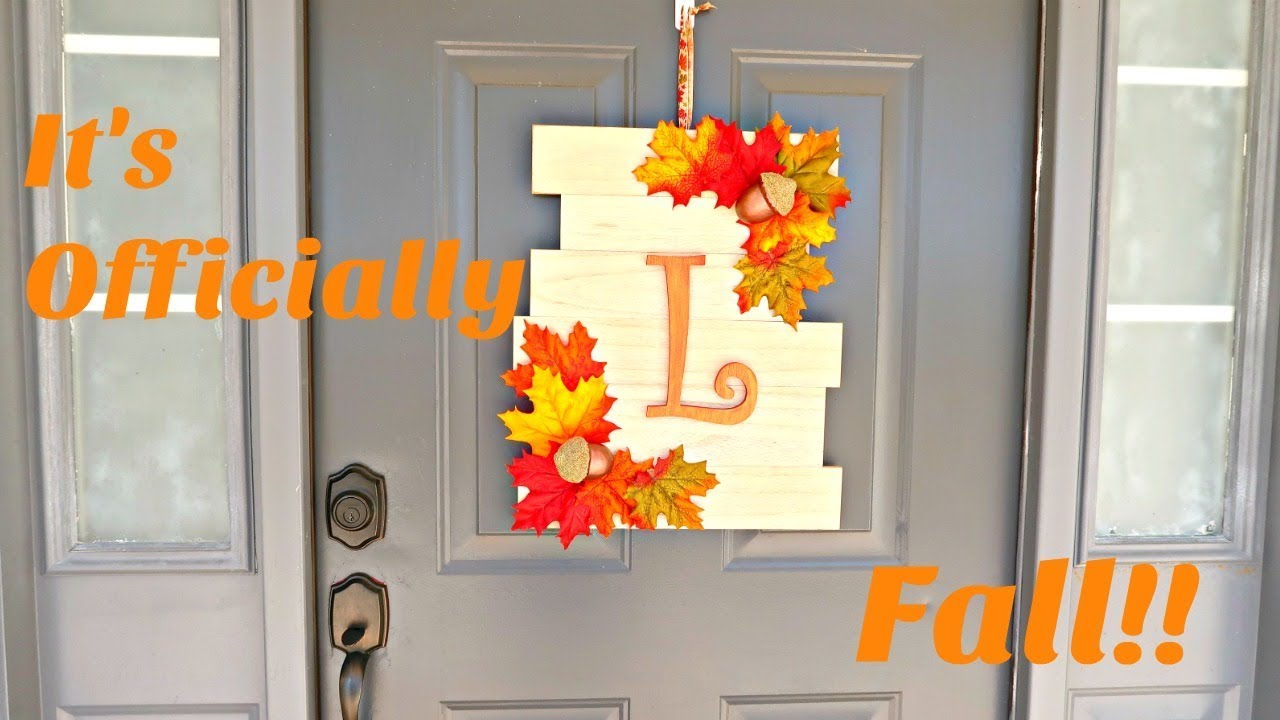IT'S OFFICIALLY FALL!! [fall diy] - YouTube