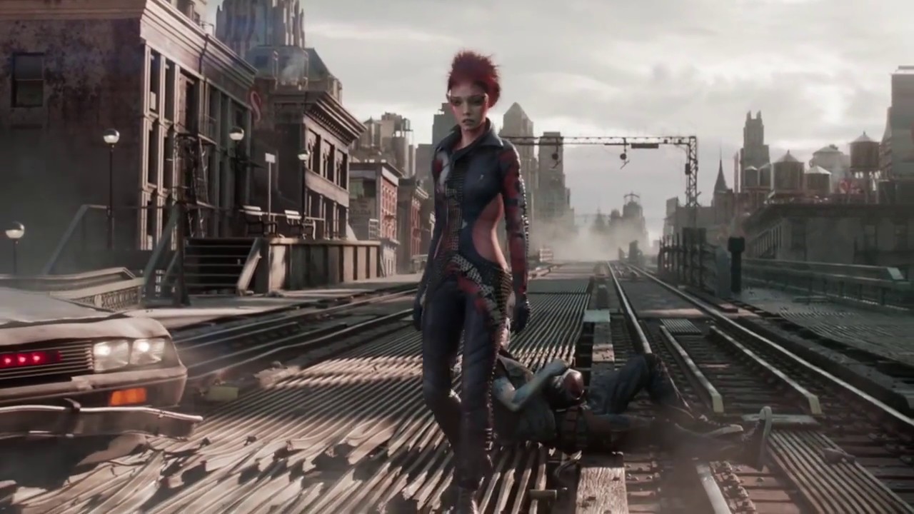 Ready Player One -First Car Race Scene / King Kong & T Rex Scene 4K ...