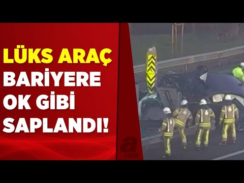 15 Temmuz Şehitler Köprüsü çıkışında feci kaza: 2 yaralı | A Haber