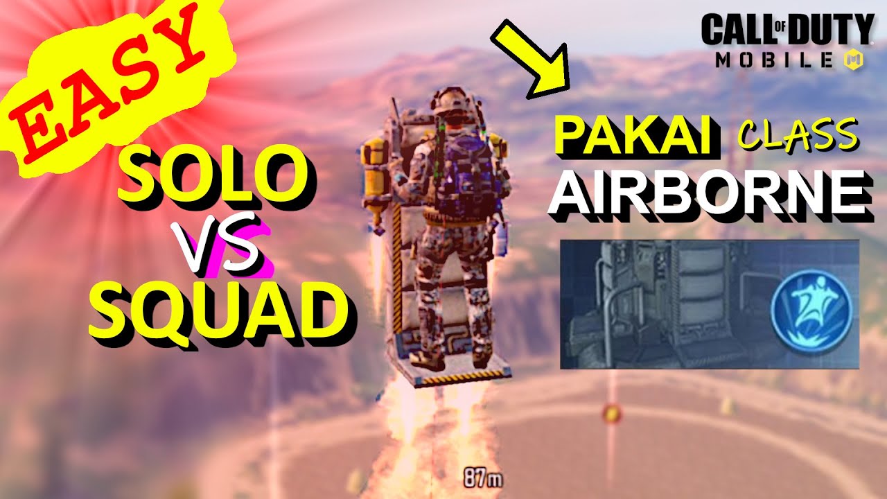 NEW CLASS AIRBORNE SOLO VS SQUAD CODM INDO #RAMDONIS - YouTube