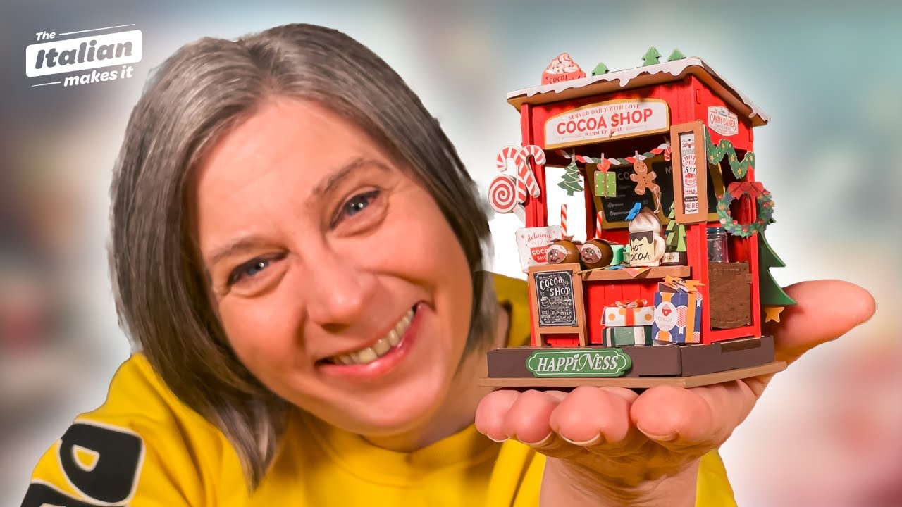 Rolife DIY Miniature Cocoa Shop – Cozy Winter Build & Review - YouTube