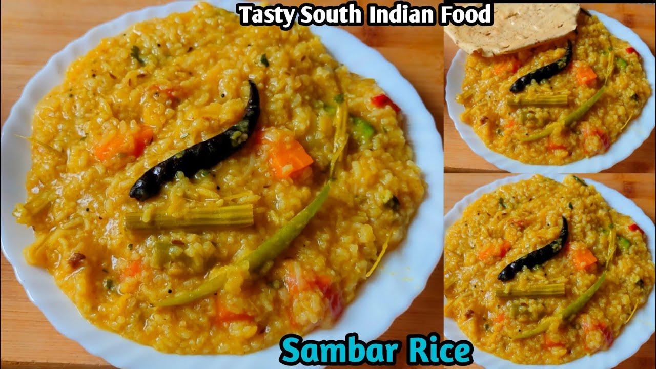 Instant One Pot Sambar Rice Recipe😋😋|Sambar Rice | Sambar Rice Recipe ...