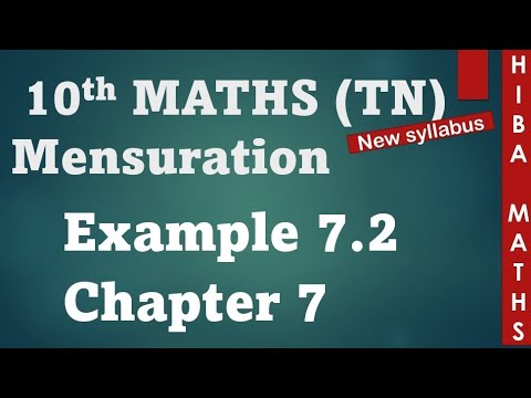 10th maths chapter 7 example 7.2 TN samacheer hiba maths - YouTube