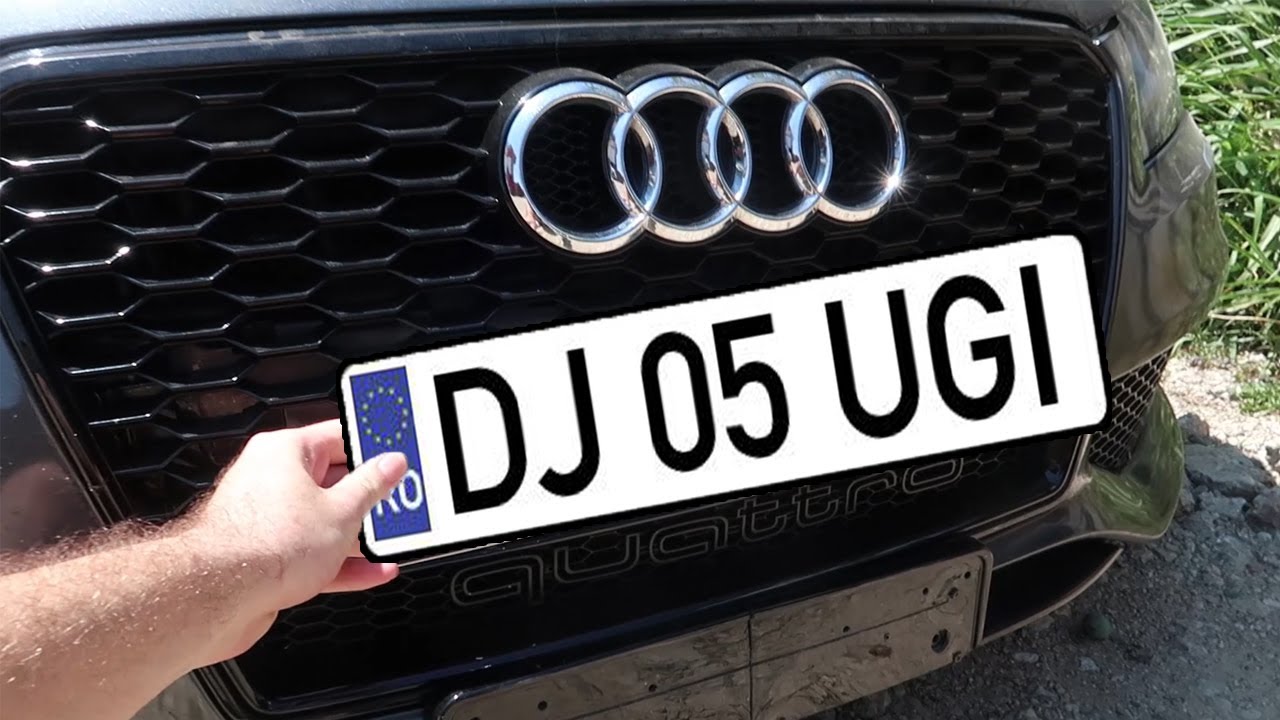 CE NUMERE DE INMATRICULARE AM LUAT PENTRU A7? - YouTube