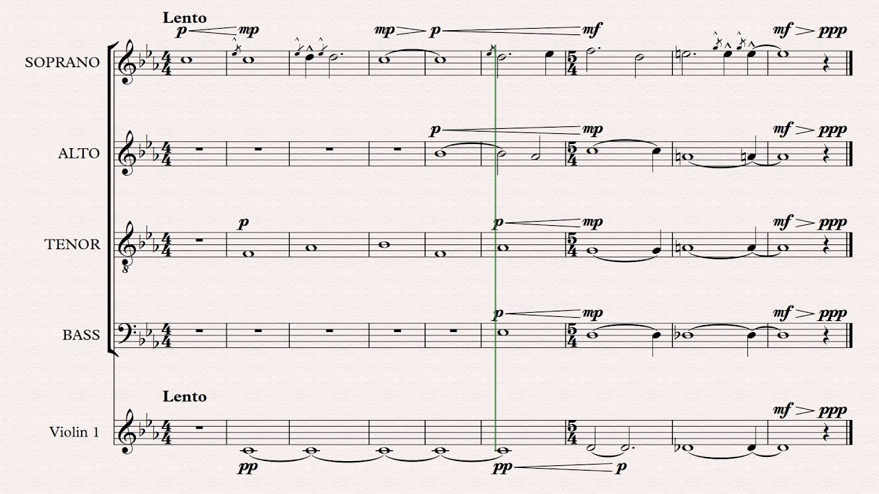 Unfinished SATB Choir Piece - Original Sibelius Composition - YouTube