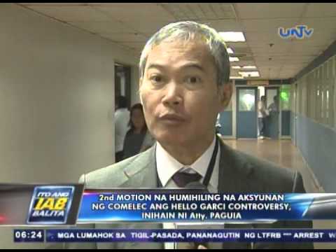 2nd motion na humihiling na aksyunan ng Comelec ang Hello Garci ...