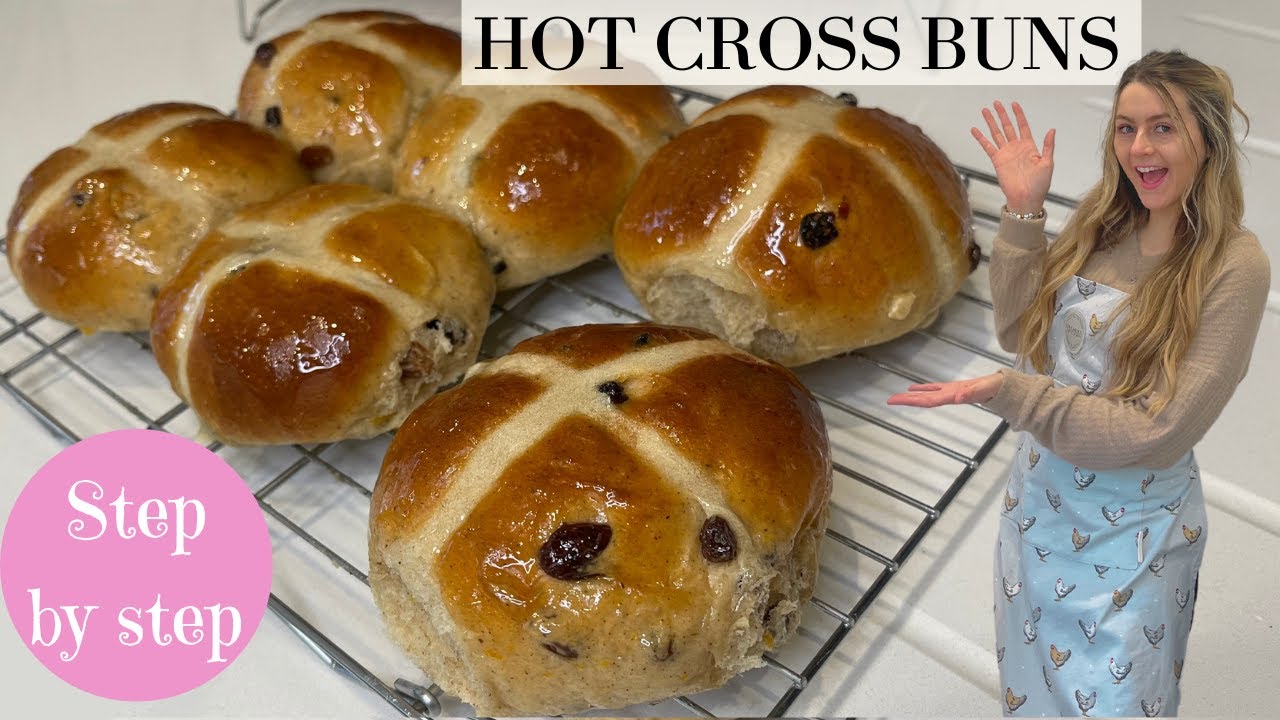 How to make Hot Cross Buns | Easy step by step tutorial 🐣 - YouTube
