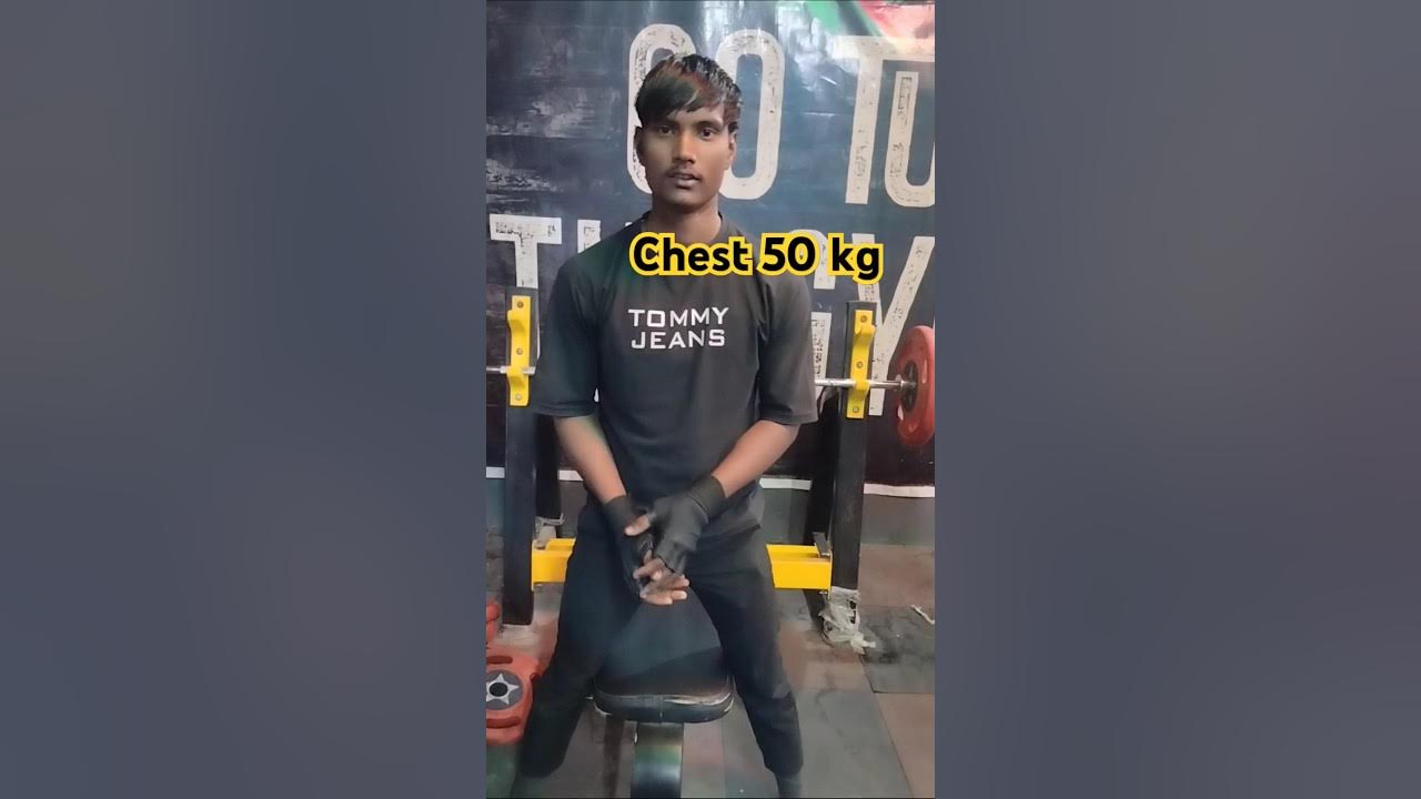 Chest workout 50kg #fitness #motivation #body #love#gym#tirending#shots - YouTube