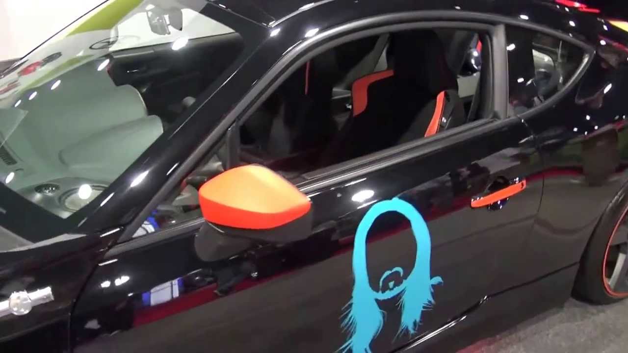 SEMA SHOW 2013 SCION FR-S/STEVE AOKI ART CAR - YouTube
