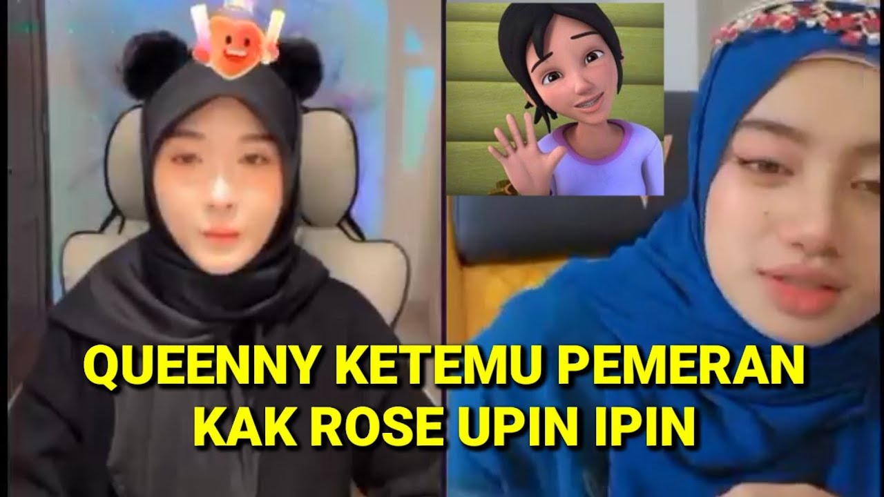 Queenny ketemu kak rose upin ipin,heran kenapa queenny bisa terkenal dan viral. - YouTube