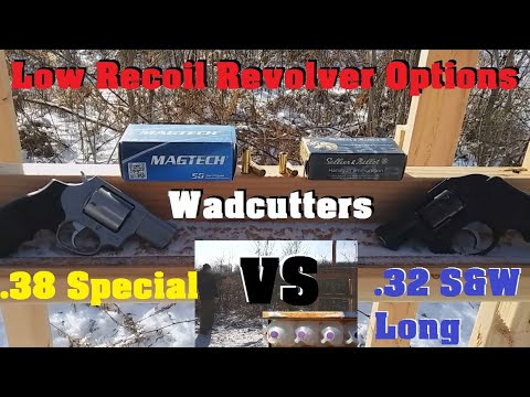 Low Recoil Revolver Options-.32 S&W Long VS .38 Special Wadcutters