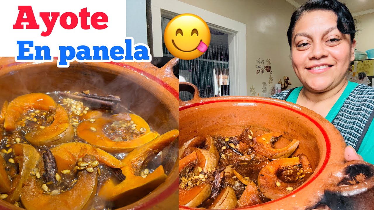 COMO PREPARAR AYOTE EN DULCE O PANELA// se llegó la temporada de ...