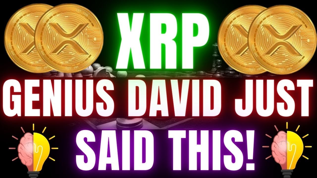 MINUTES AGO - RIPPLE XRP : GENIUS DAVID SCWARTZ JUST SAID THIS! XRP ...