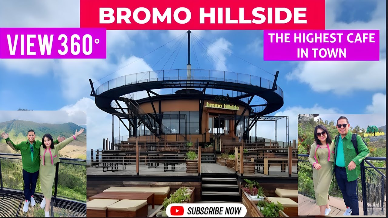 BROMO HILLSIDE | CAFE TERTINGGI DENGAN VIEW 360° - YouTube