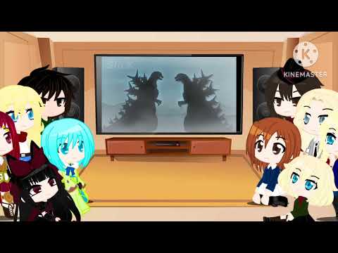 Girls und Panzer and GATE react to Godzilla Battle Royale : Part 2 | Gacha Club Reaction S2 Part 27 