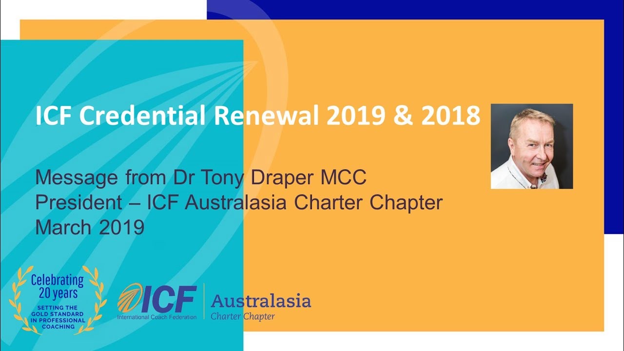 ICF Australasia Credential Renewal 201903 - YouTube