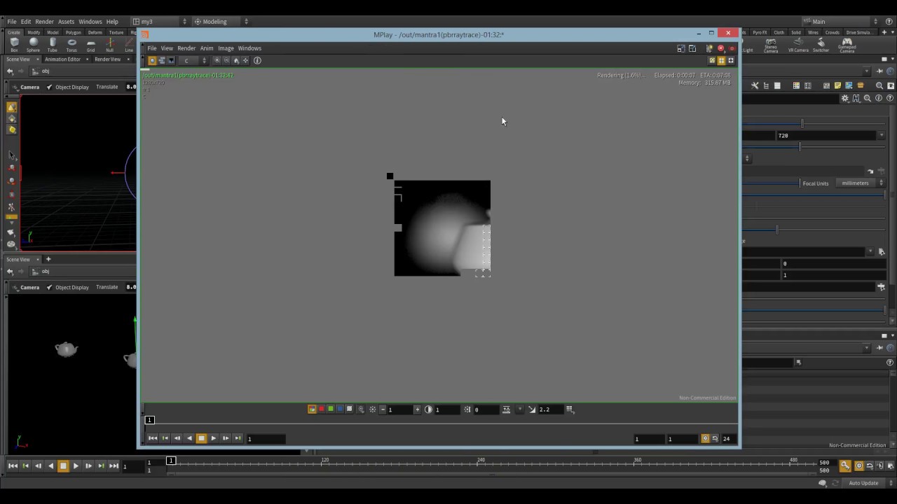 houdini 16 /// depth of field - YouTube