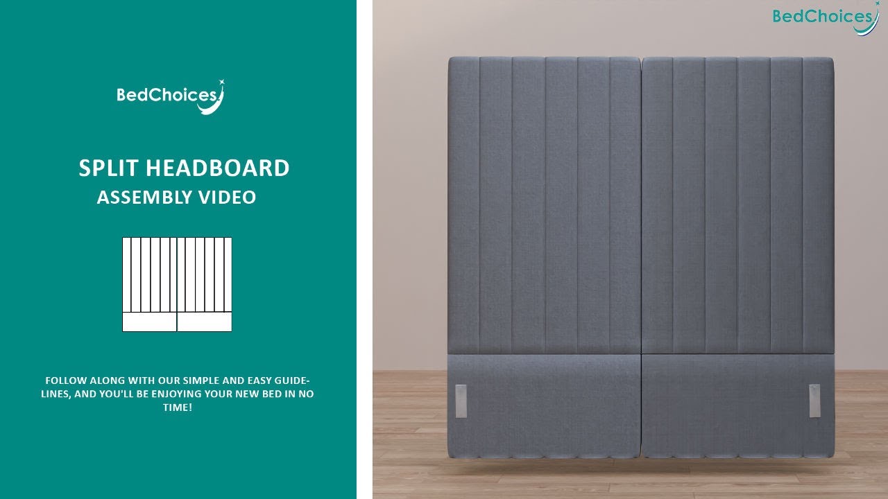 How to Assemble a Split Headboard | Step-by-Step Tutorial - YouTube