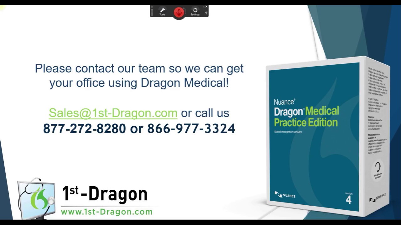 Dragon Medical Practice Edition 4 Demo - YouTube