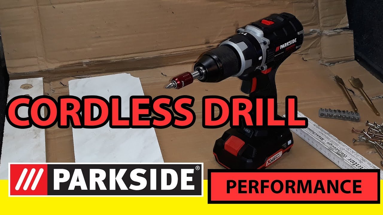 Parkside Cordless Drill - Performance PABSP 20-Li B2 - Unboxing + short ...
