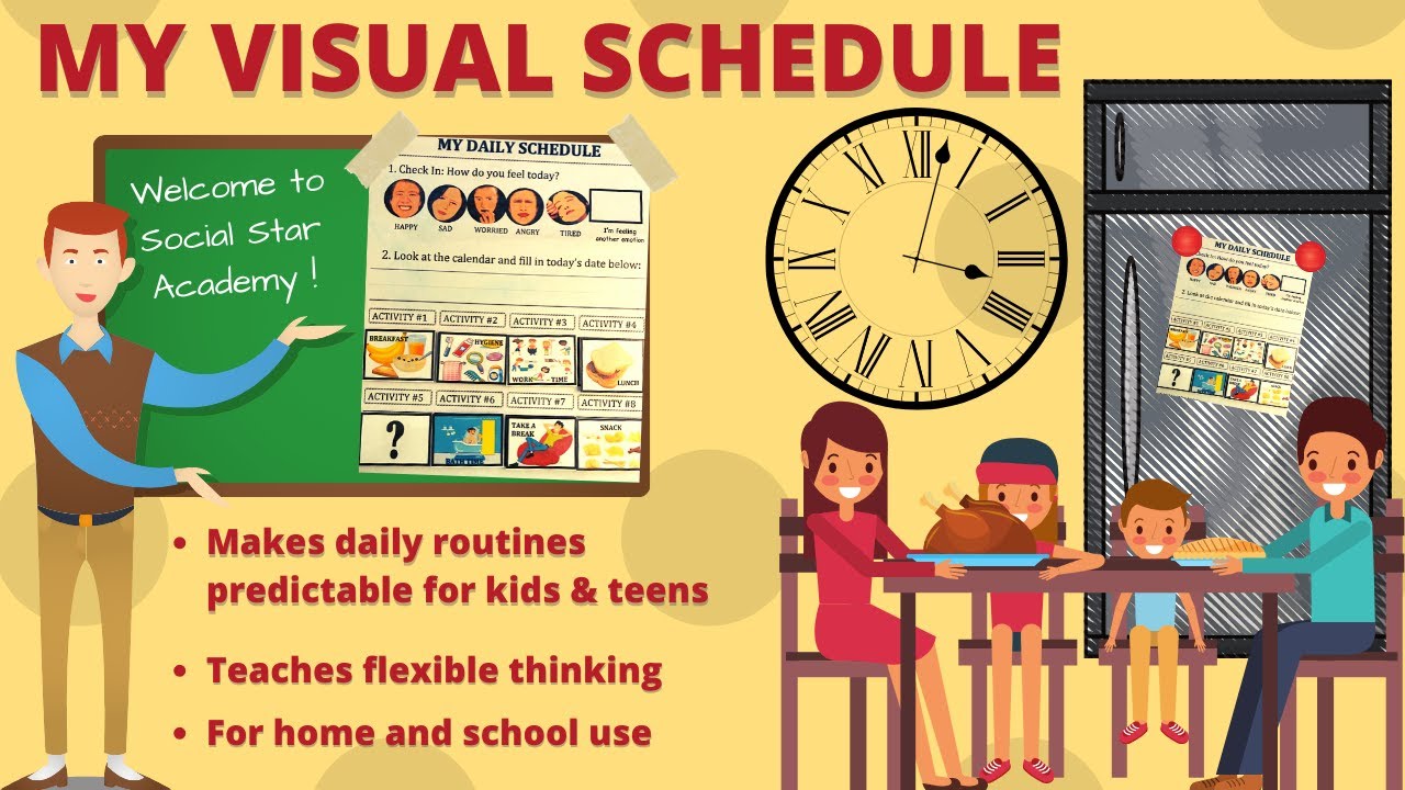 Conversations with Carson: My Visual Schedule - YouTube