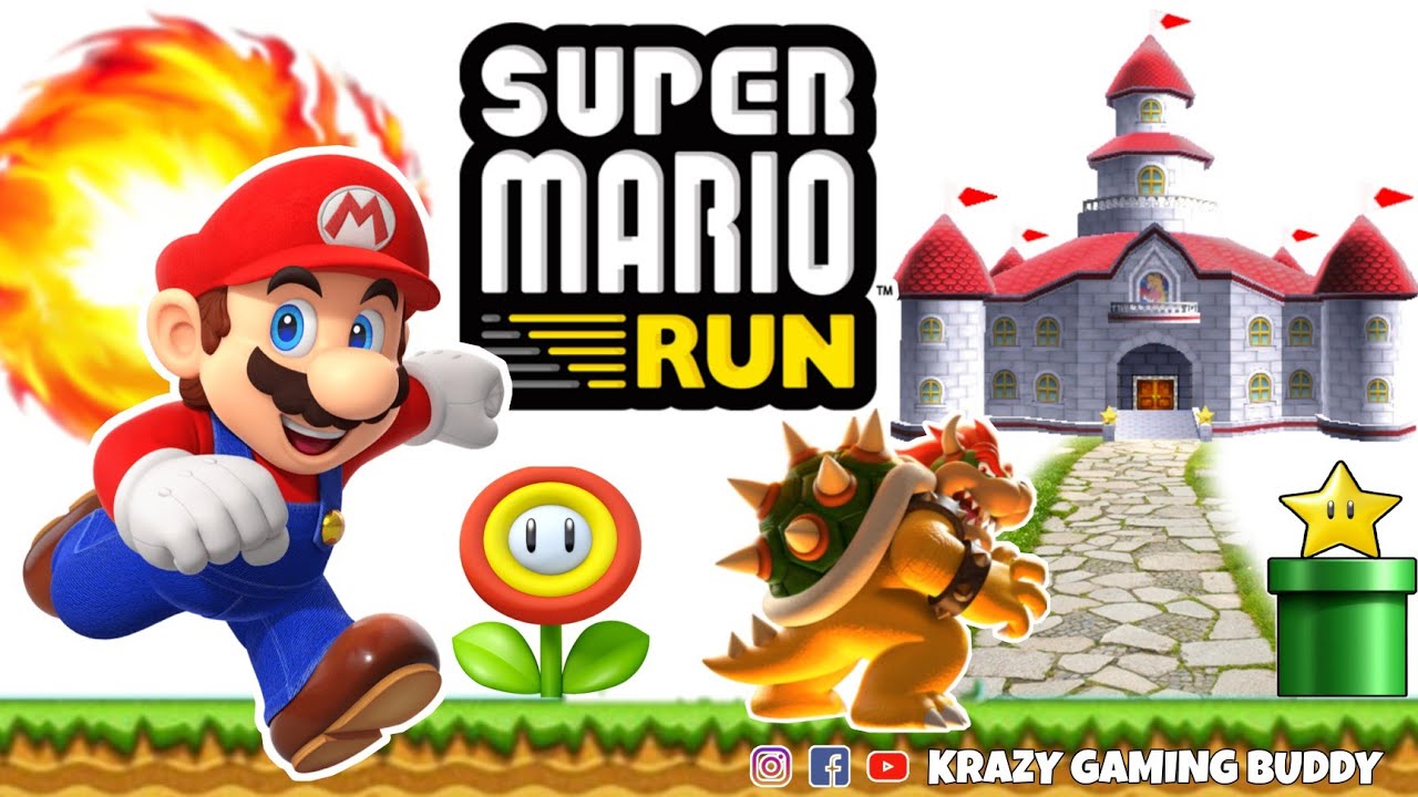 SUPER MARIO RUN | Courses 1 - 10 || KRAZY GAMING BUDDY - YouTube