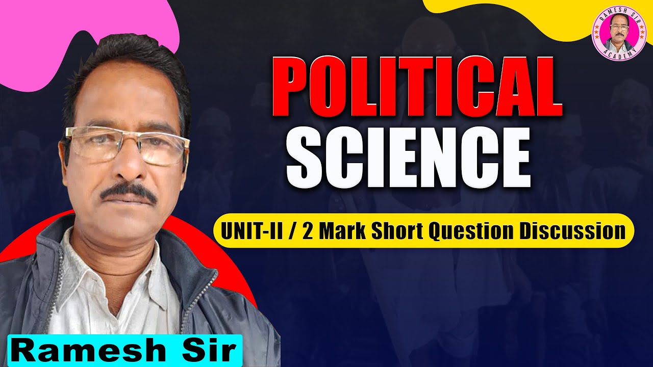 UNIT-II | 2 Mark Short Question with Answer Discussion | #ocs - YouTube
