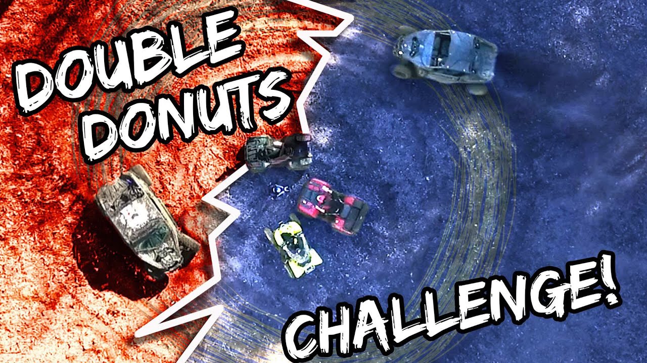 Double Donuts Challenge!! - YouTube