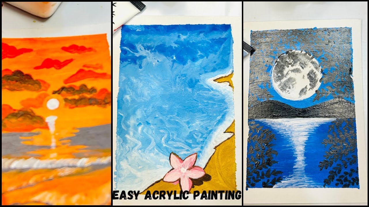 10 Best Art Hacks and Painting Techniques For Beginners //Easy Painting ...